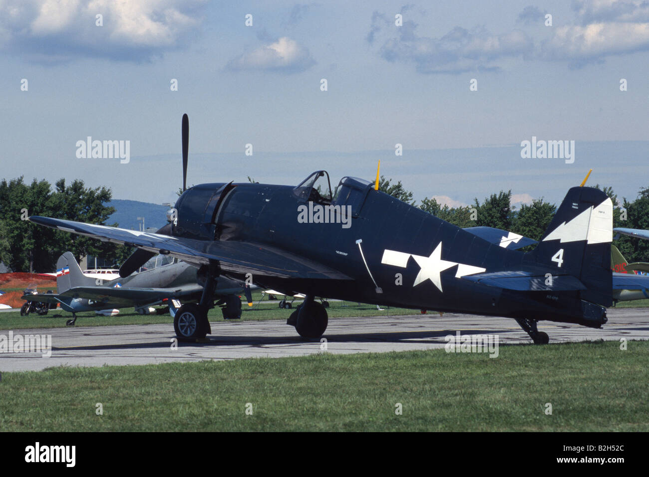 F6F "Hellcat" fighter Stock Photo - Alamy