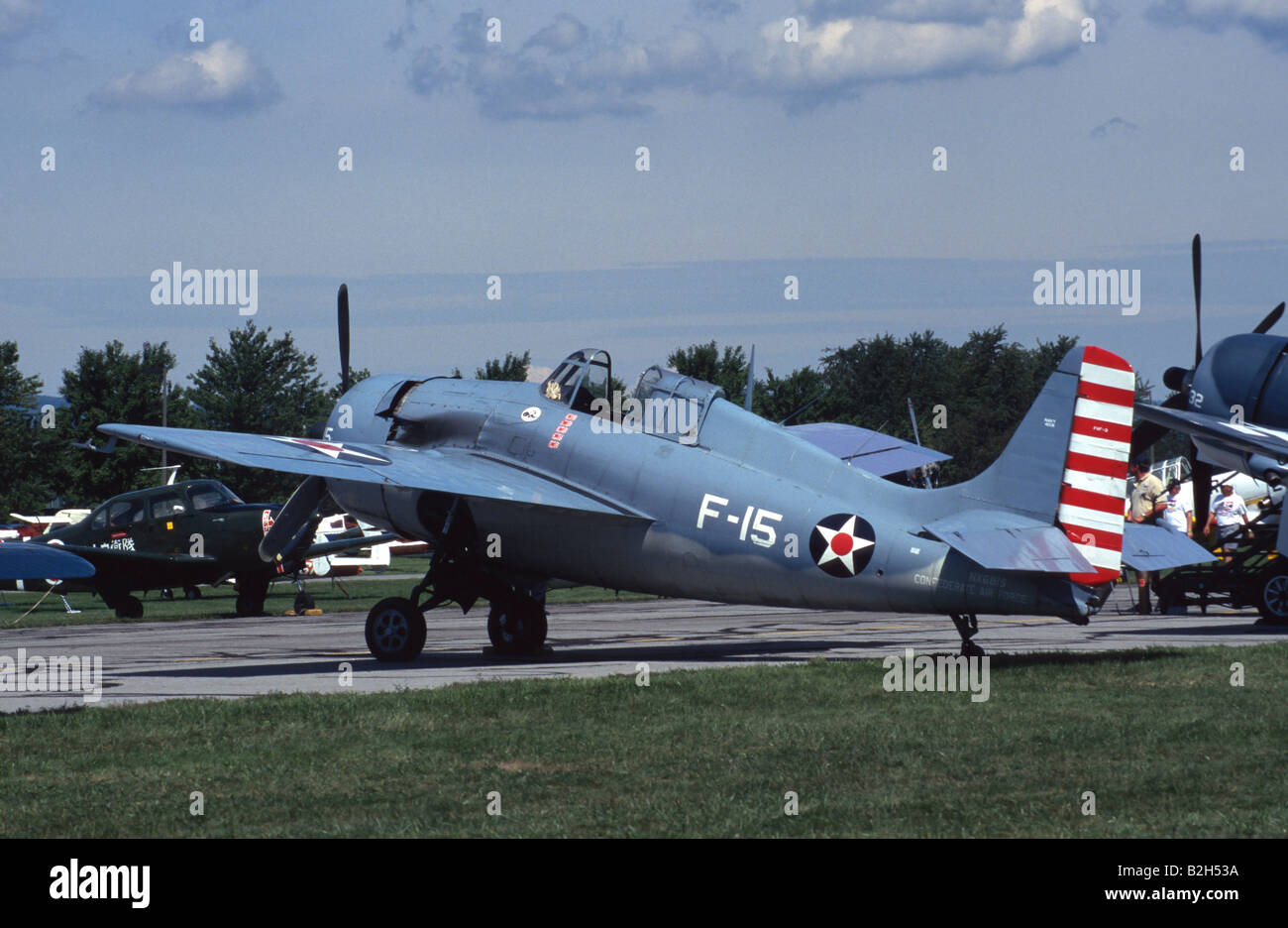 Grumman F4F Wildcat fighter at Frederick, MD airshow Stock Photo - Alamy