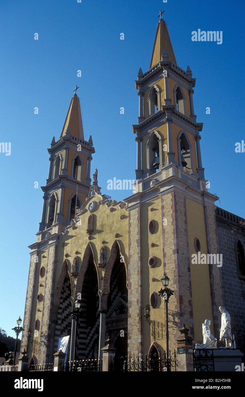 Cathedral in old Mazatlan, Mexico Stock Photo - Alamy
