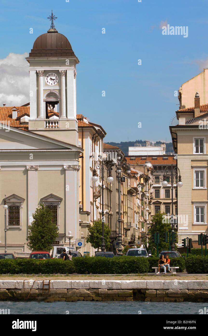 Waterfront Trieste Italy Europe Stock Photo - Alamy