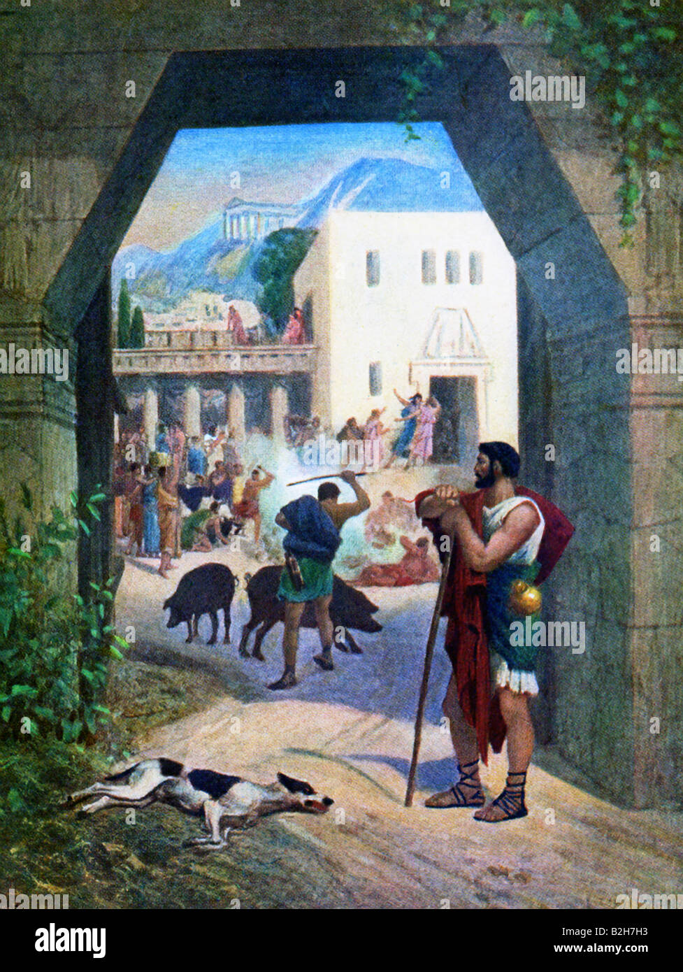Odysseus Returns Home Stock Photo - Alamy