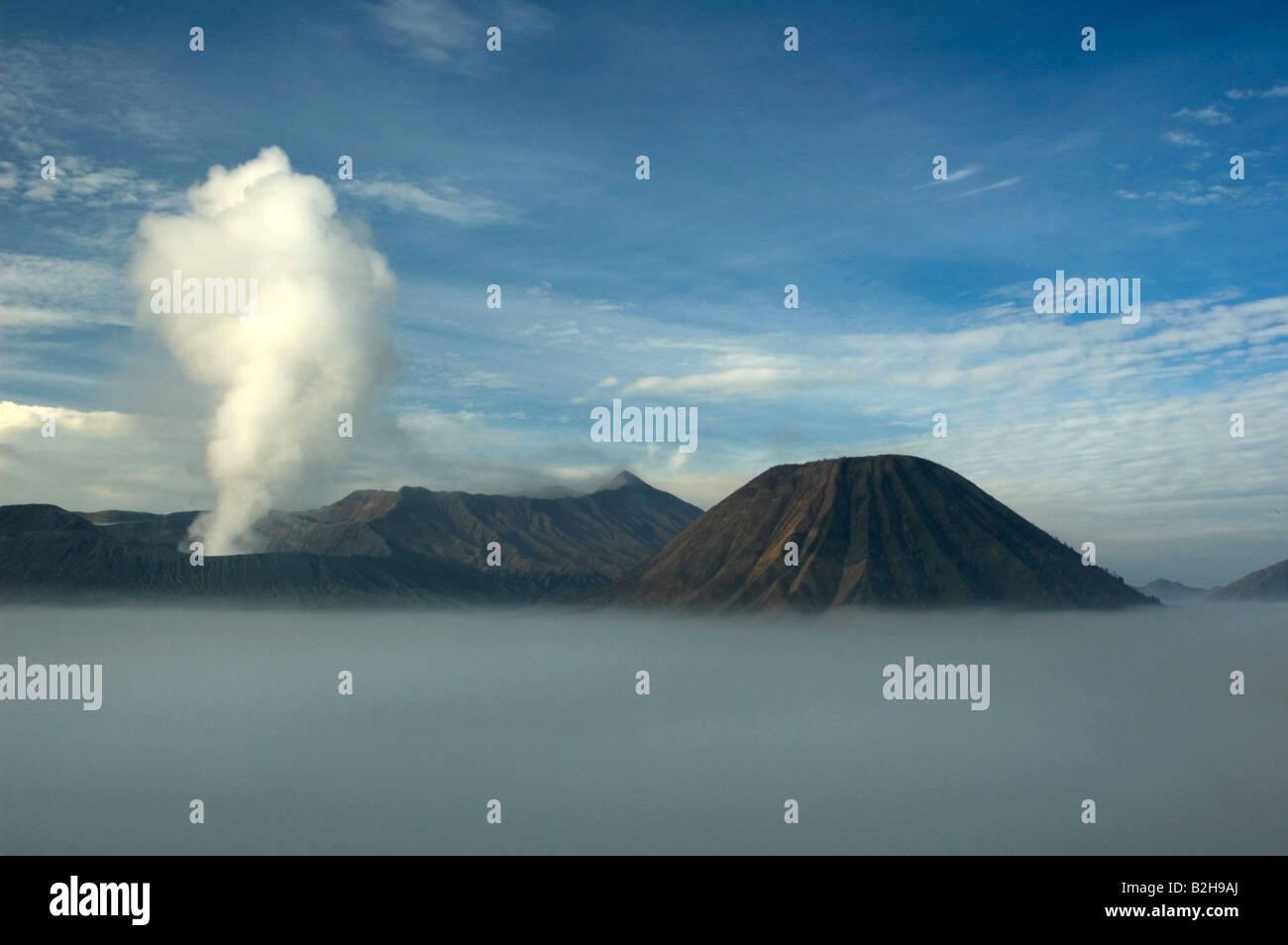 Puffing volcano in indonesia hi-res stock photography and images - Alamy