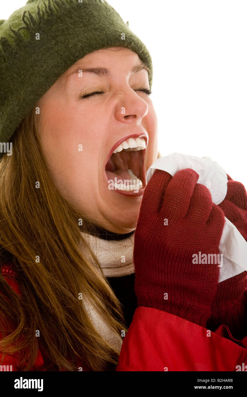 Frieren frau lustig hi-res stock photography and images - Alamy