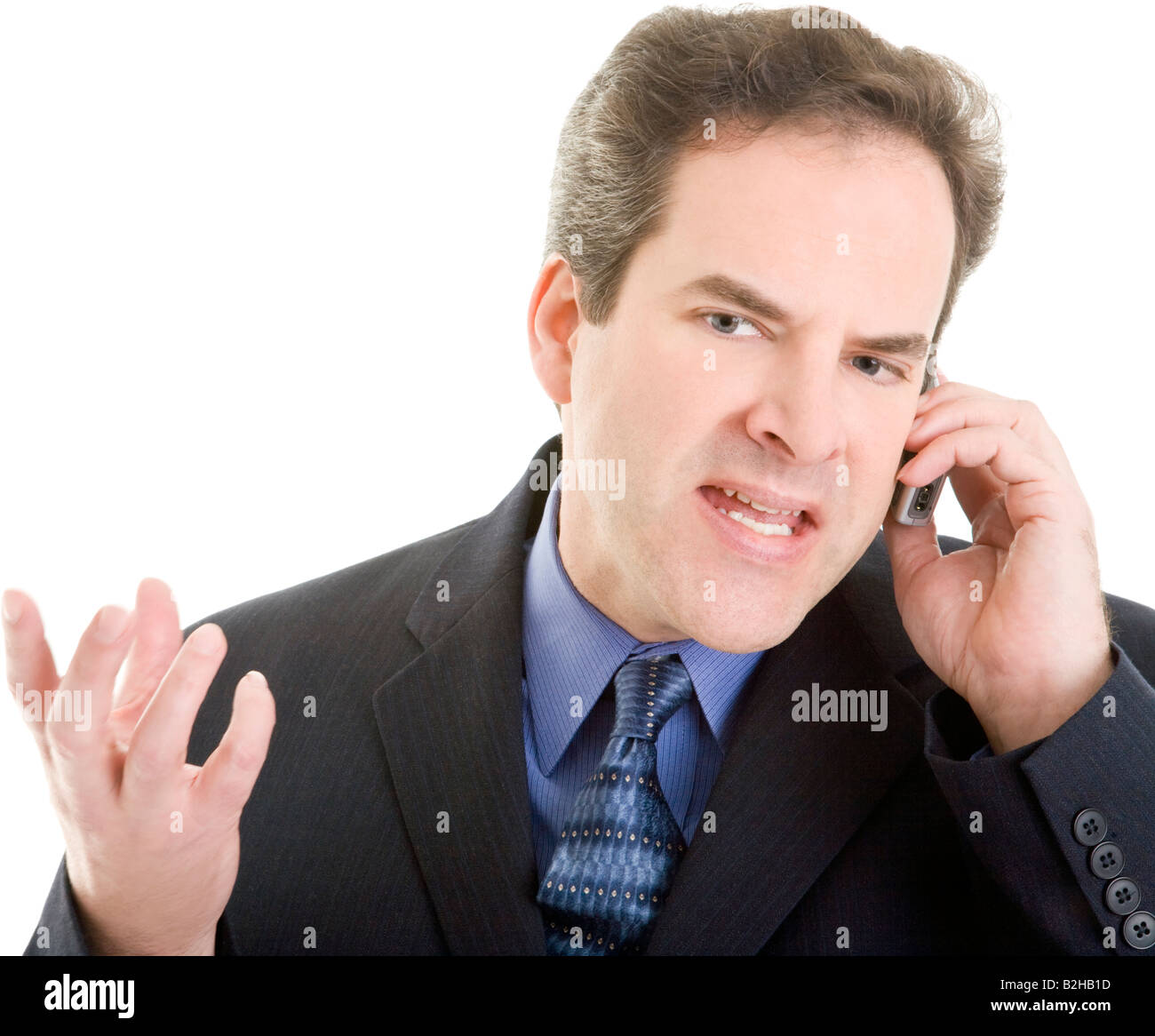 businessman salesman tradesman manager suit director mobile phoning ...