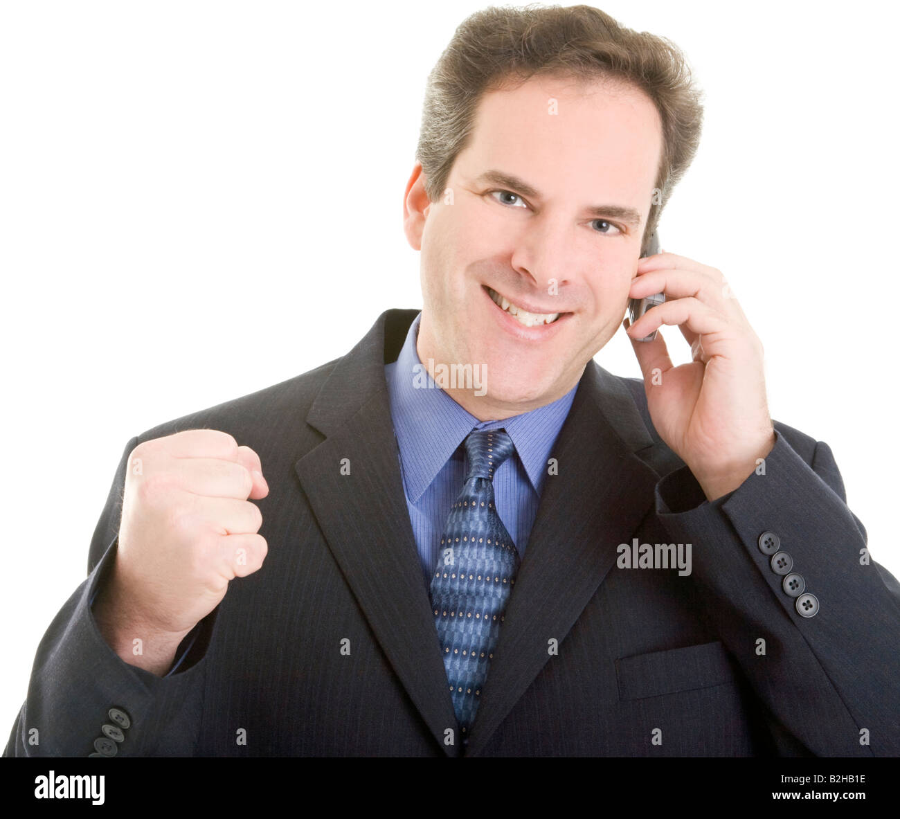 clenched fist business hit success triumph businessman salesman ...