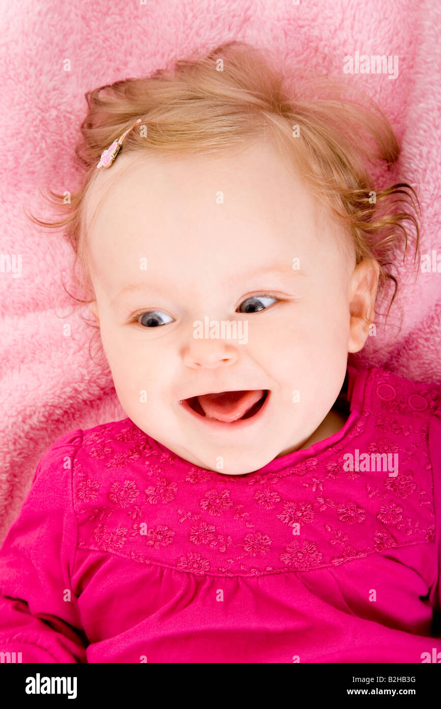 happy baby smiling smile portrait babe infant Stock Photo - Alamy