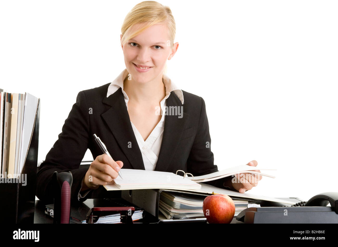 office assistant secretary desk work clerical job accountancy book ...