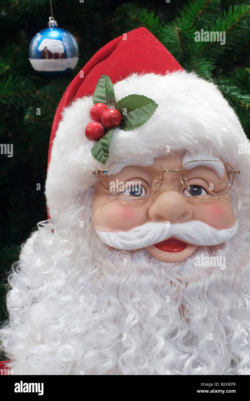 still life of santa claus mask Stock Photo - Alamy