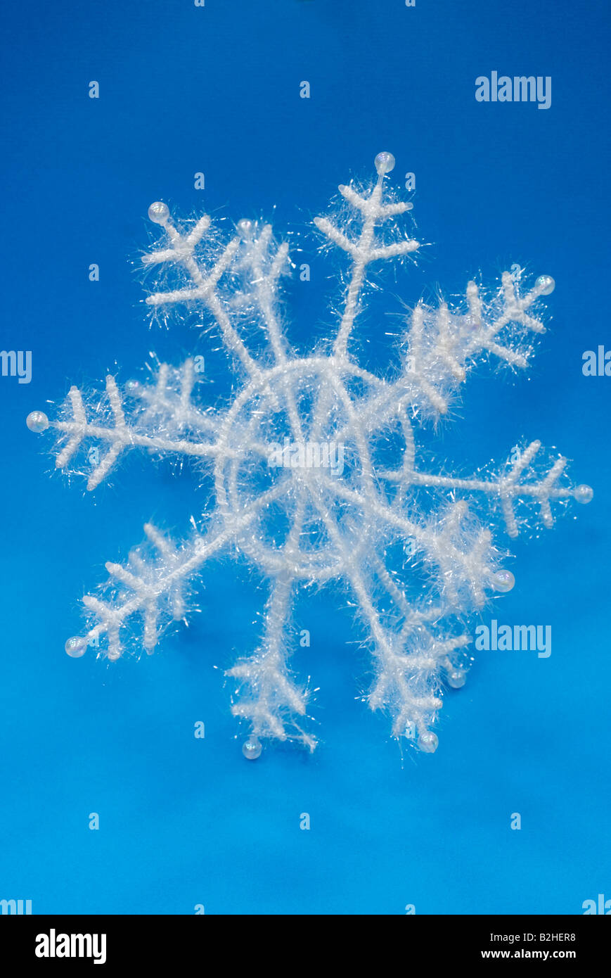 still life of artificial snow flake Stock Photo - Alamy