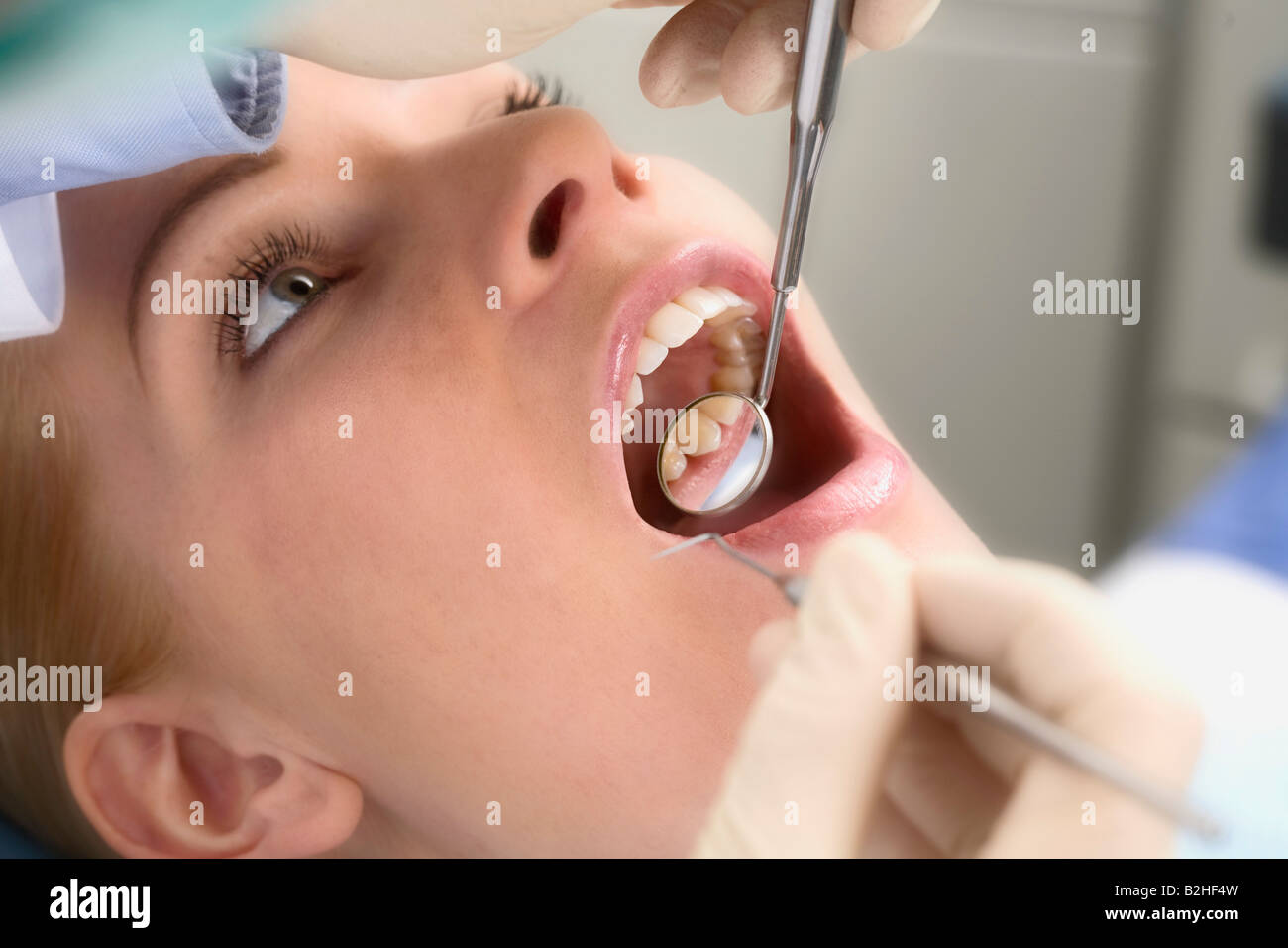 Free dental examination hi-res stock photography and images - Alamy