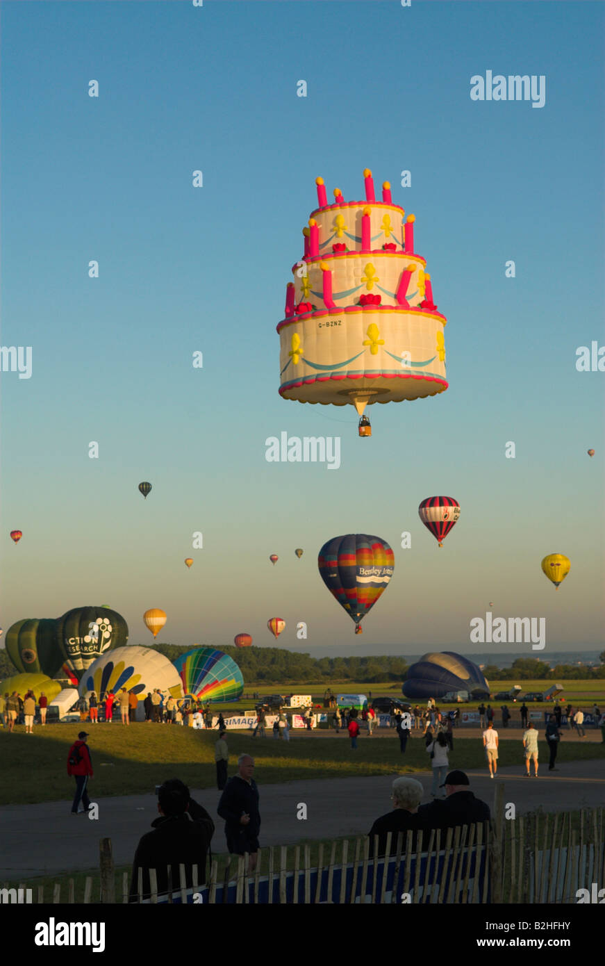 lorraine mondial hot air balloons balloon flight metz lothringen france festival Stock Photo - Alamy