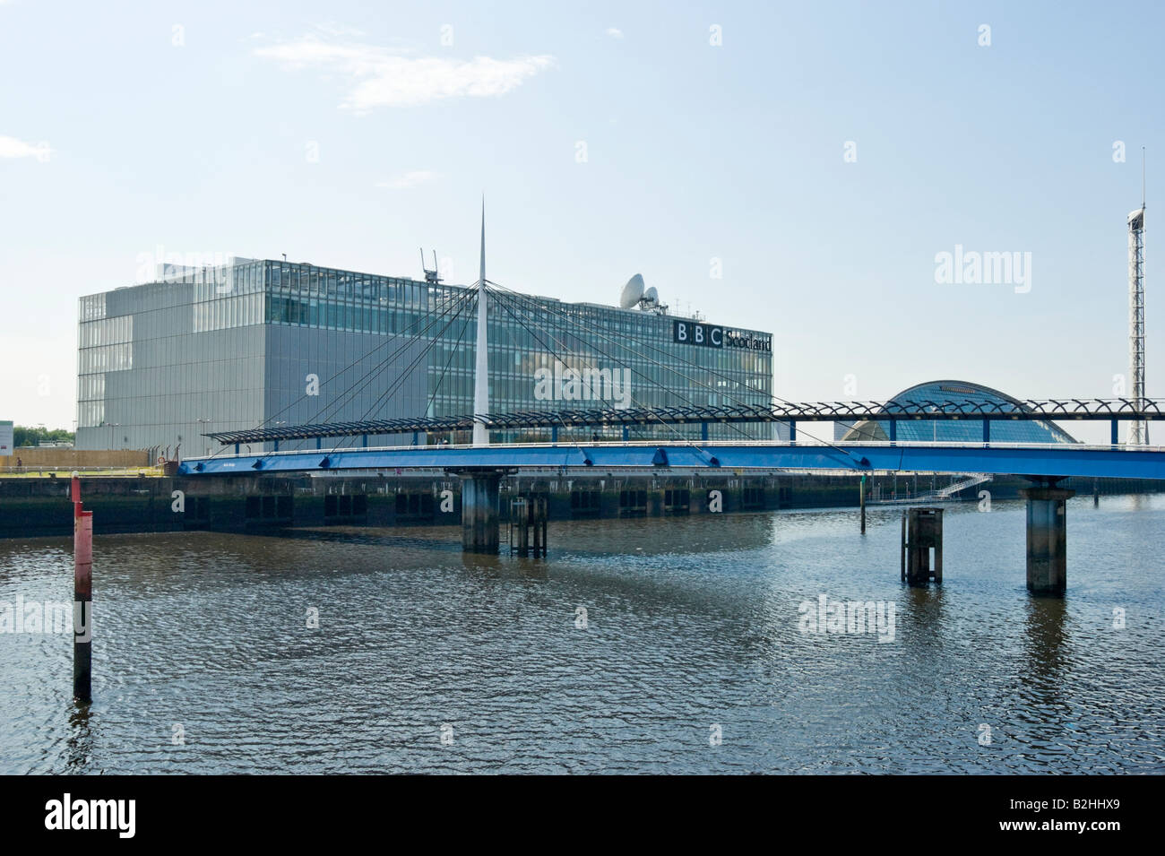 The new BBC Scotland headquarters building at Pacific Quay on the River ...