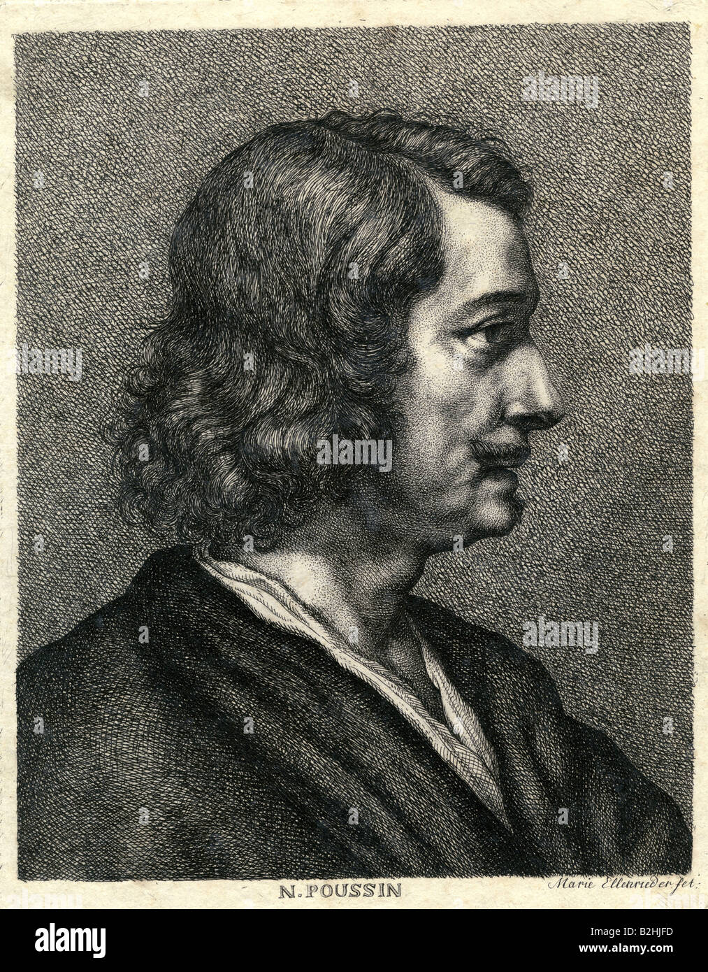 Nicolas poussin engraving hi-res stock photography and images - Alamy