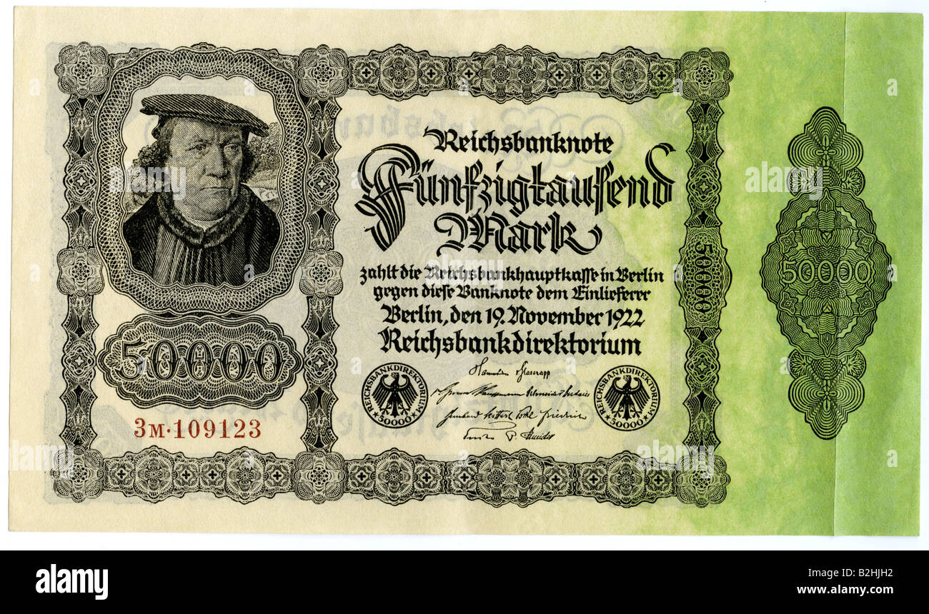Germany inflation notes hi-res stock photography and images - Alamy