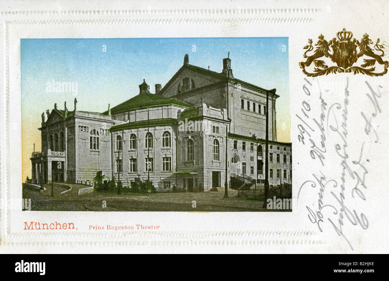 geography/travel, Germany, Munich, Prinzregenten Theatre, built 1900 ...