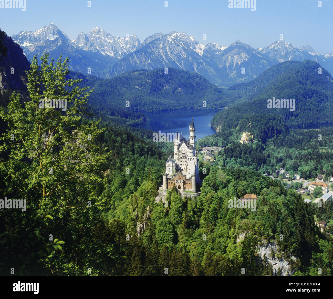architecture, castles, Germany, Bavaria, Neuschwanstein castle and ...