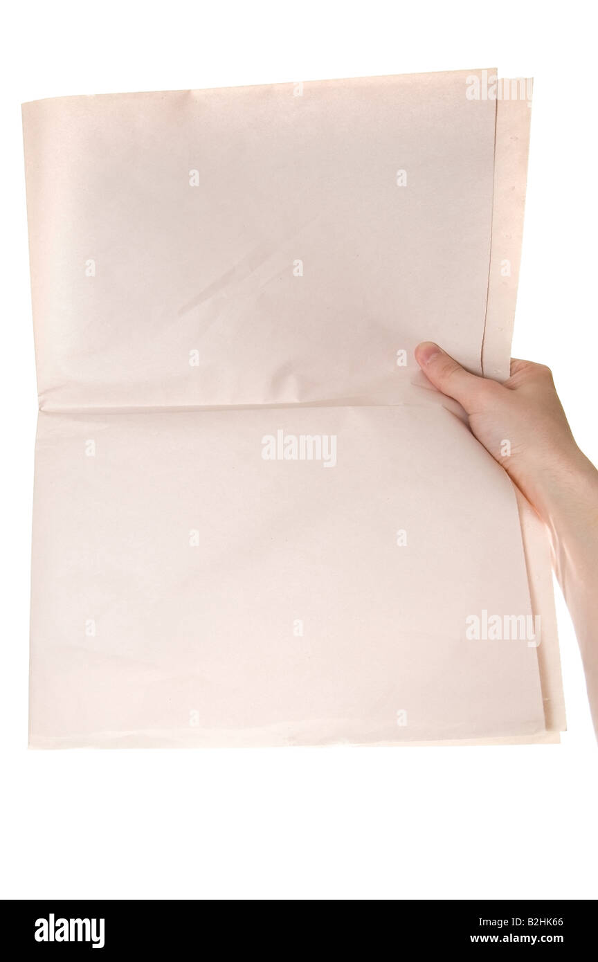 Blank newspaper background hi-res stock photography and images - Alamy