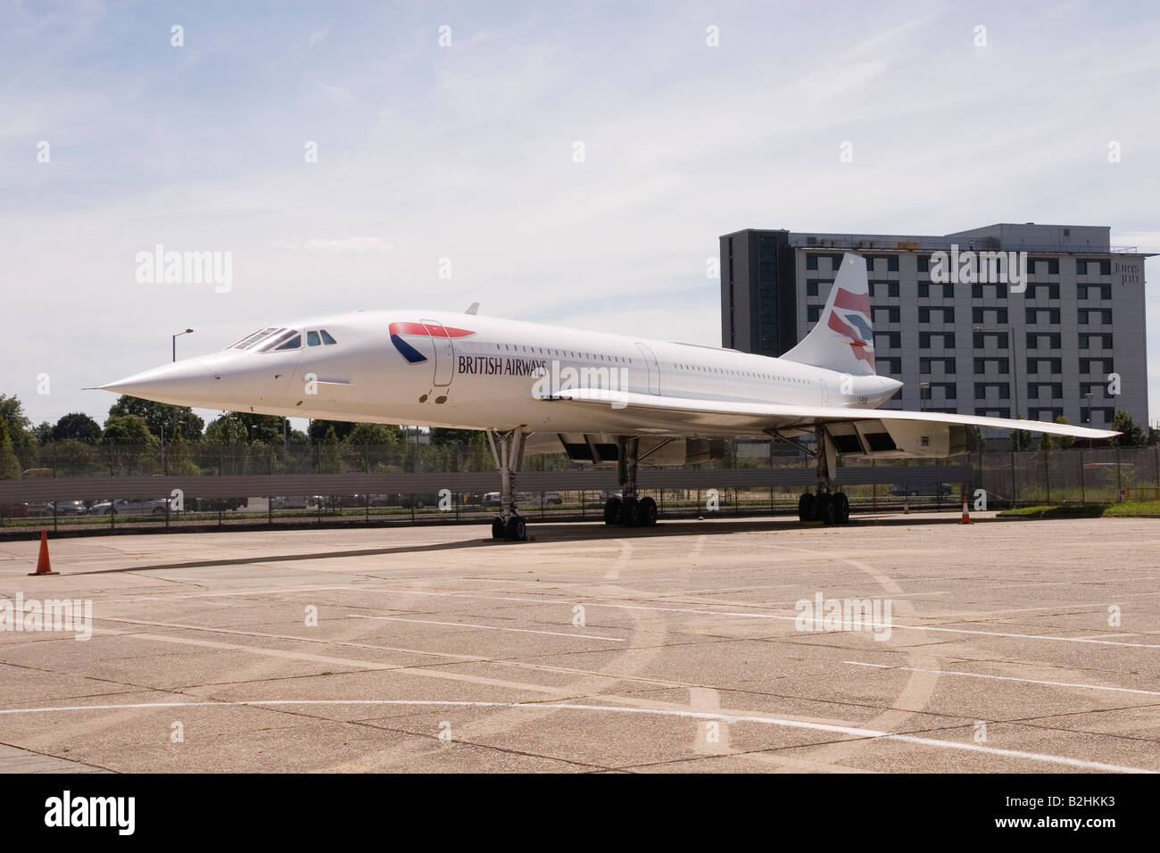 British Airways Concorde at Heathrow Airport Stock Photo - Alamy