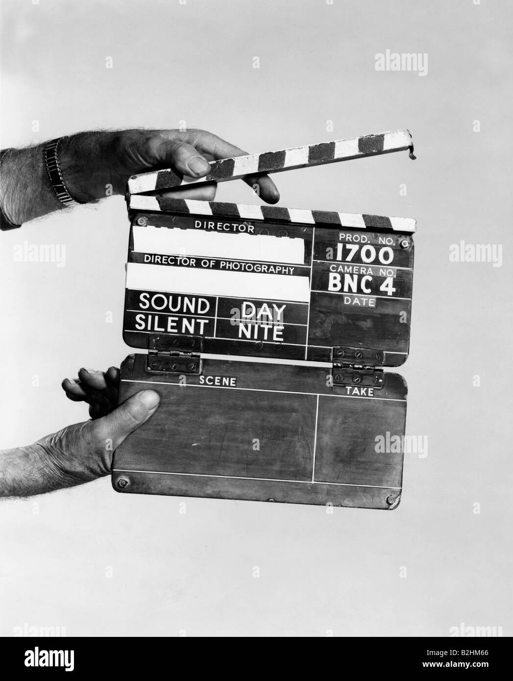 White Clapperboard