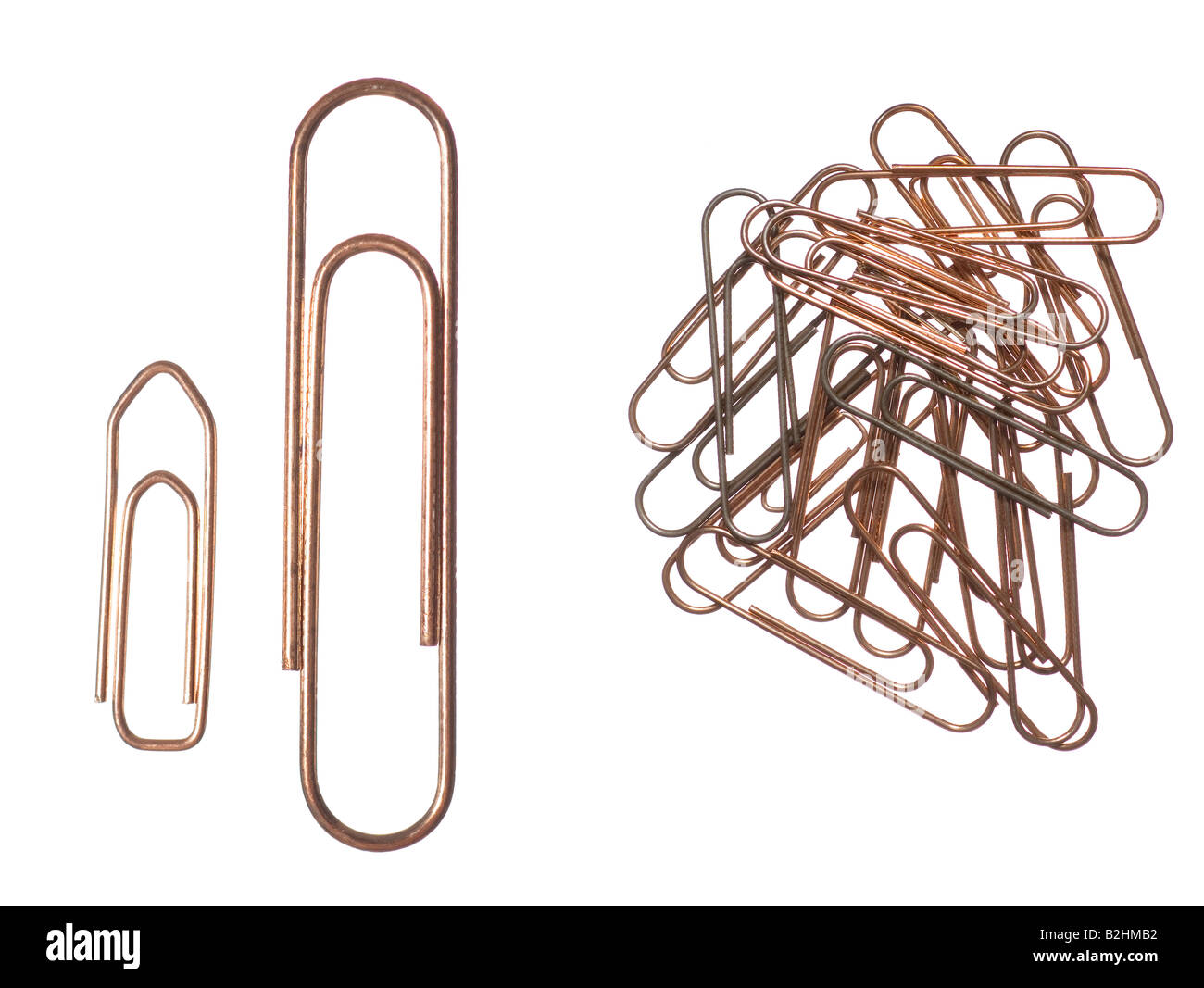 Cut-out paper clips Stock Photo - Alamy