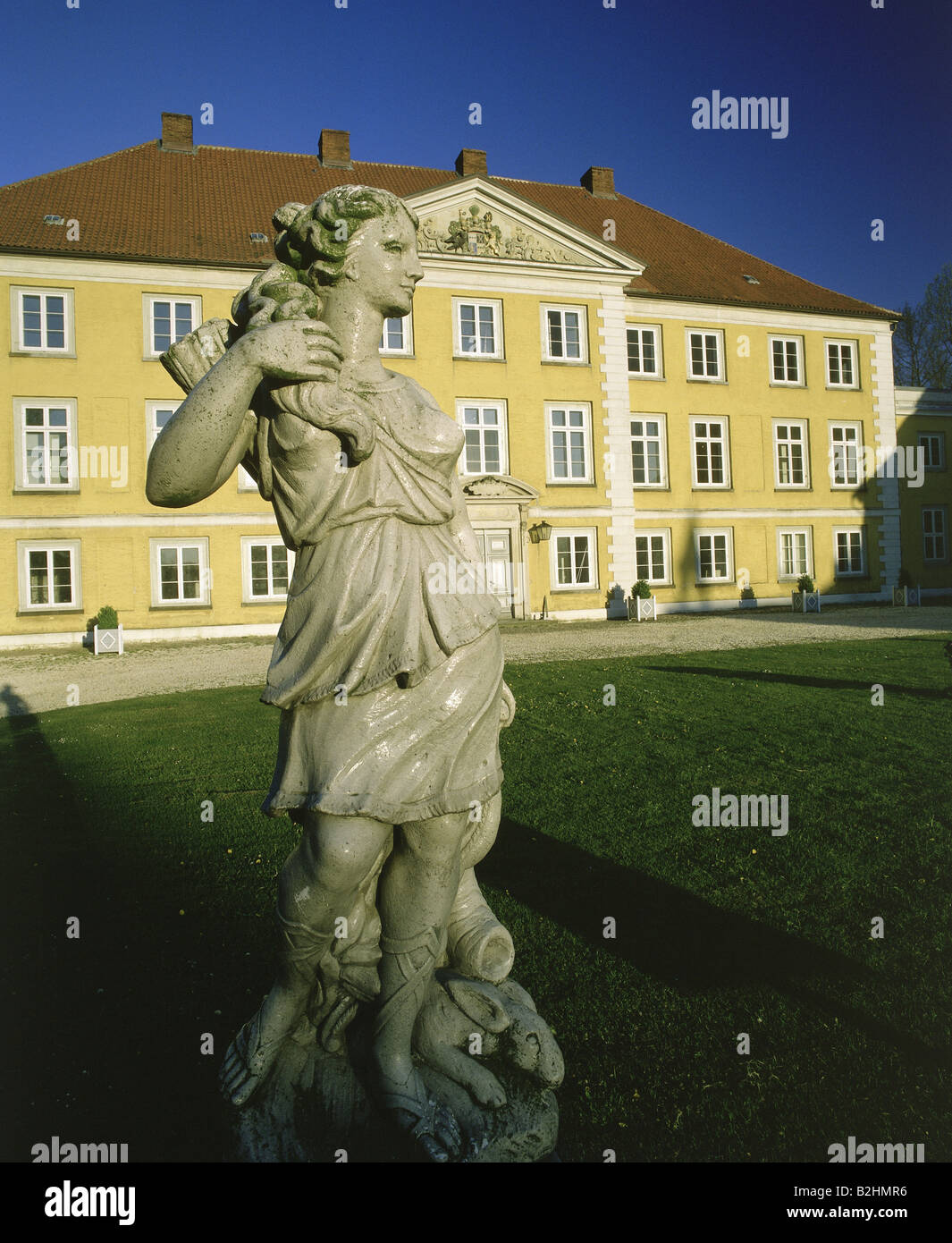 architecture, castles, Germany, Schleswig-Holstein, castle, estate "Gut ...