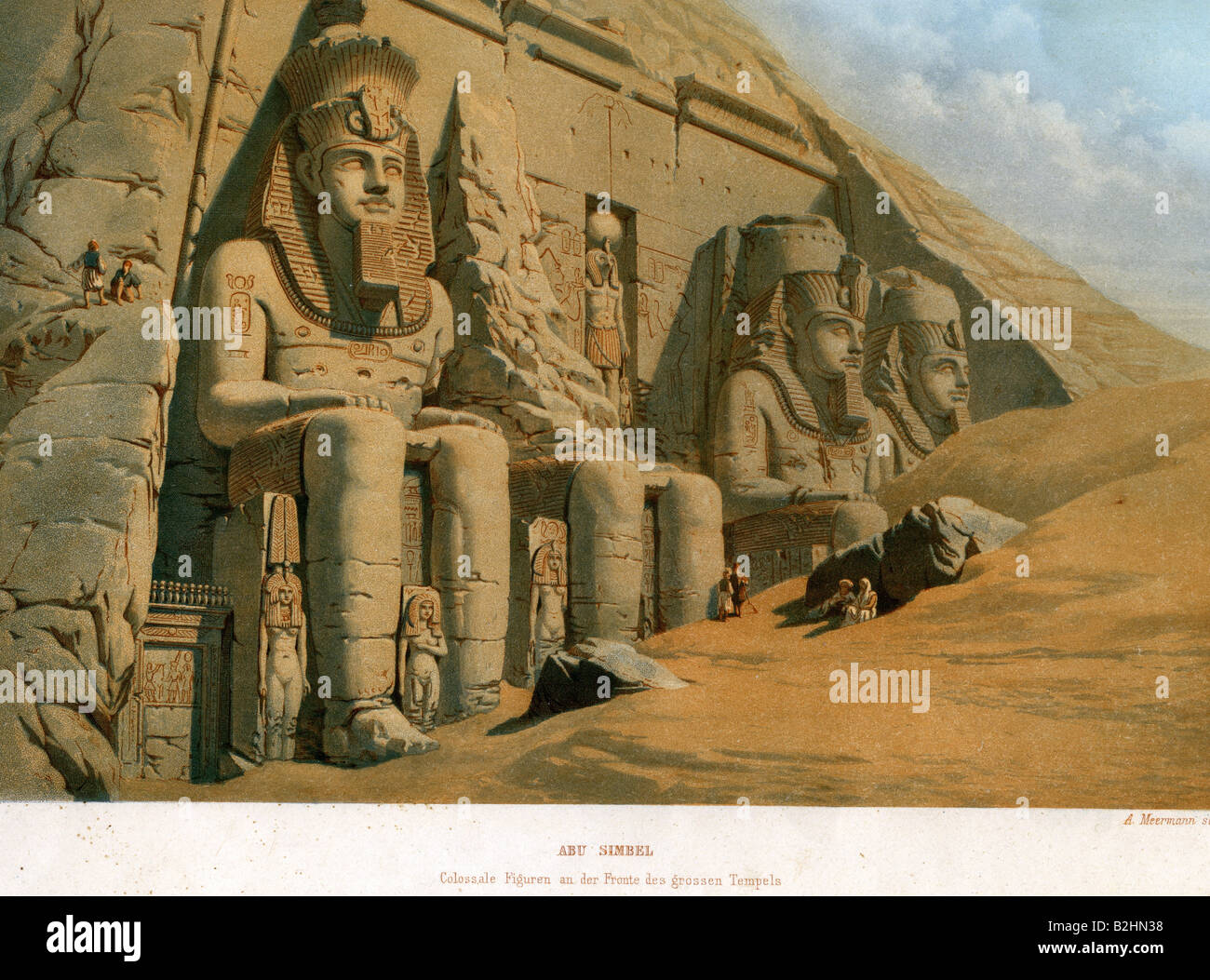 David roberts egypt simbel hi-res stock photography and images - Alamy