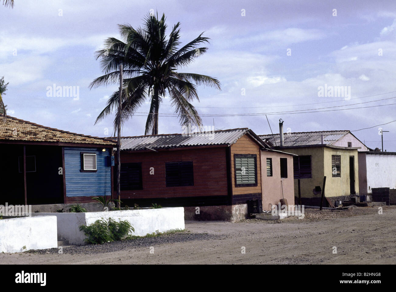 architecture, Cuba, residential houses, exterior view, Central America ...