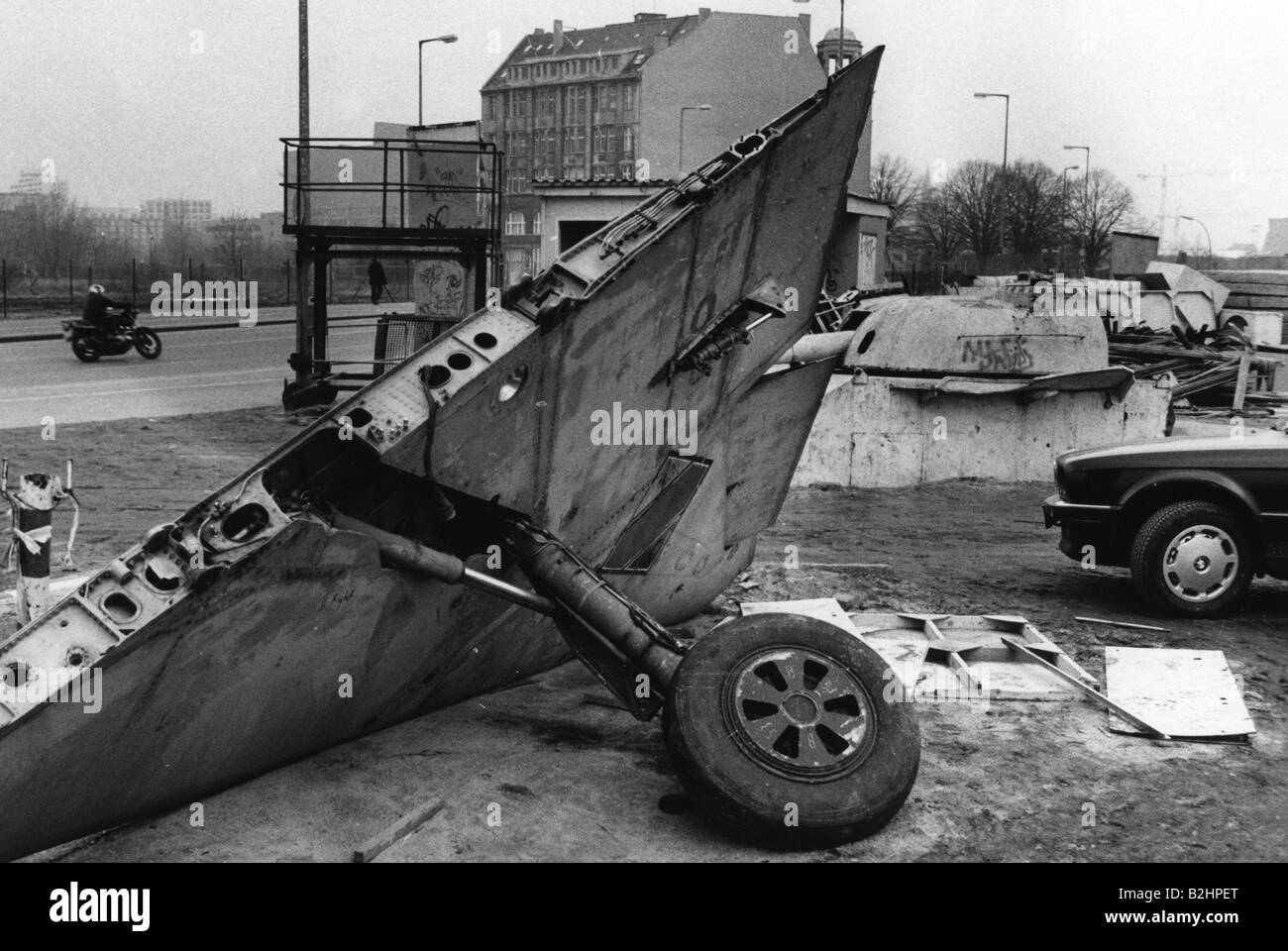 geography/travel, Germany, Berlin, Potsdamer Platz with scrap, March ...