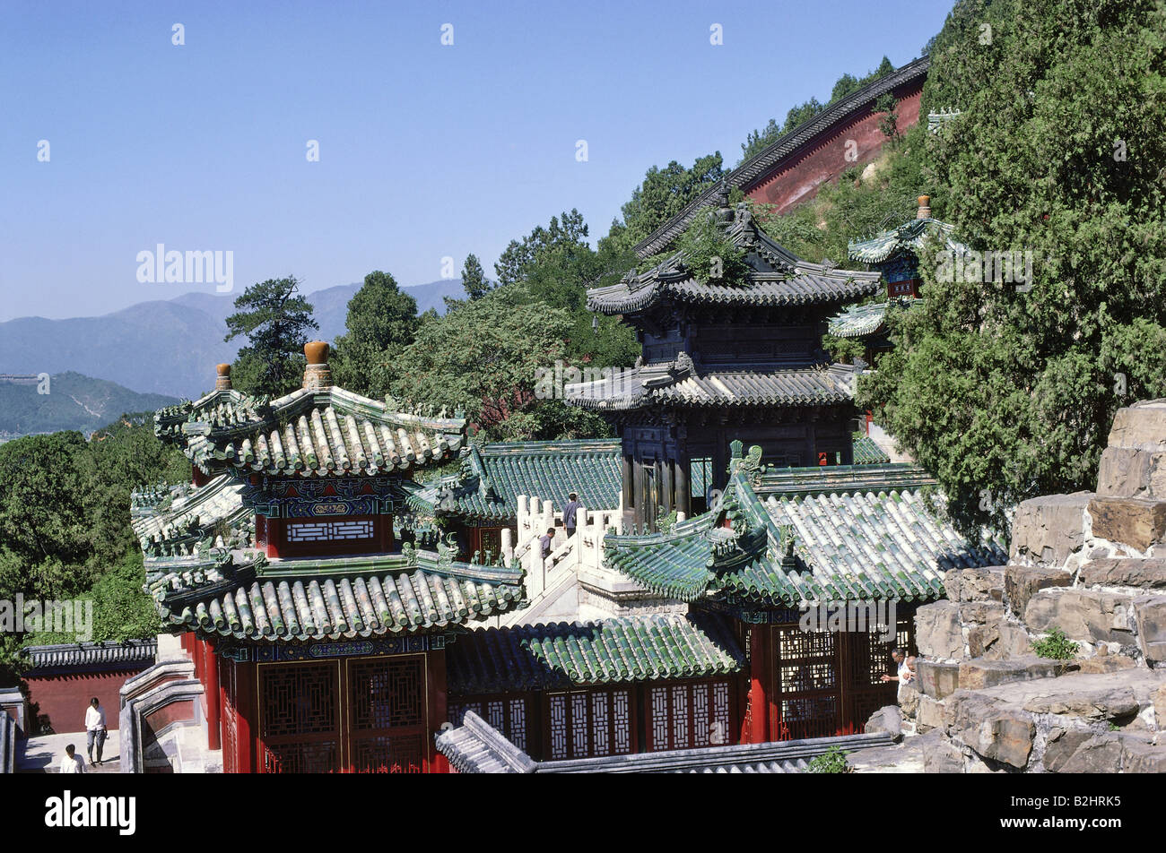 geography / travel, Beijing, buildings, pavilion on Longevity Hill ...