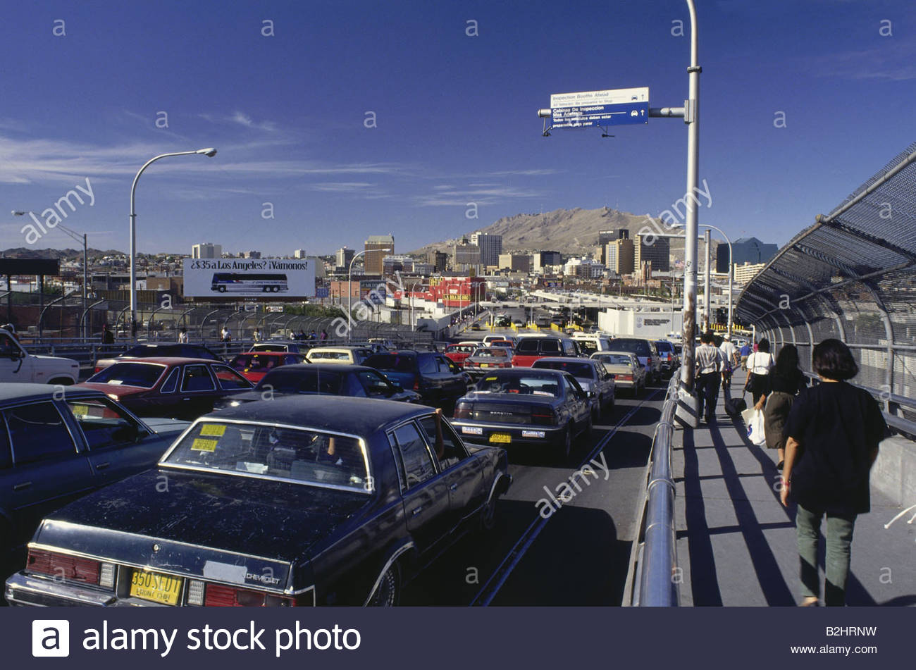 Border Crossing Mexico Traffic Stock Photos & Border Crossing Mexico ...