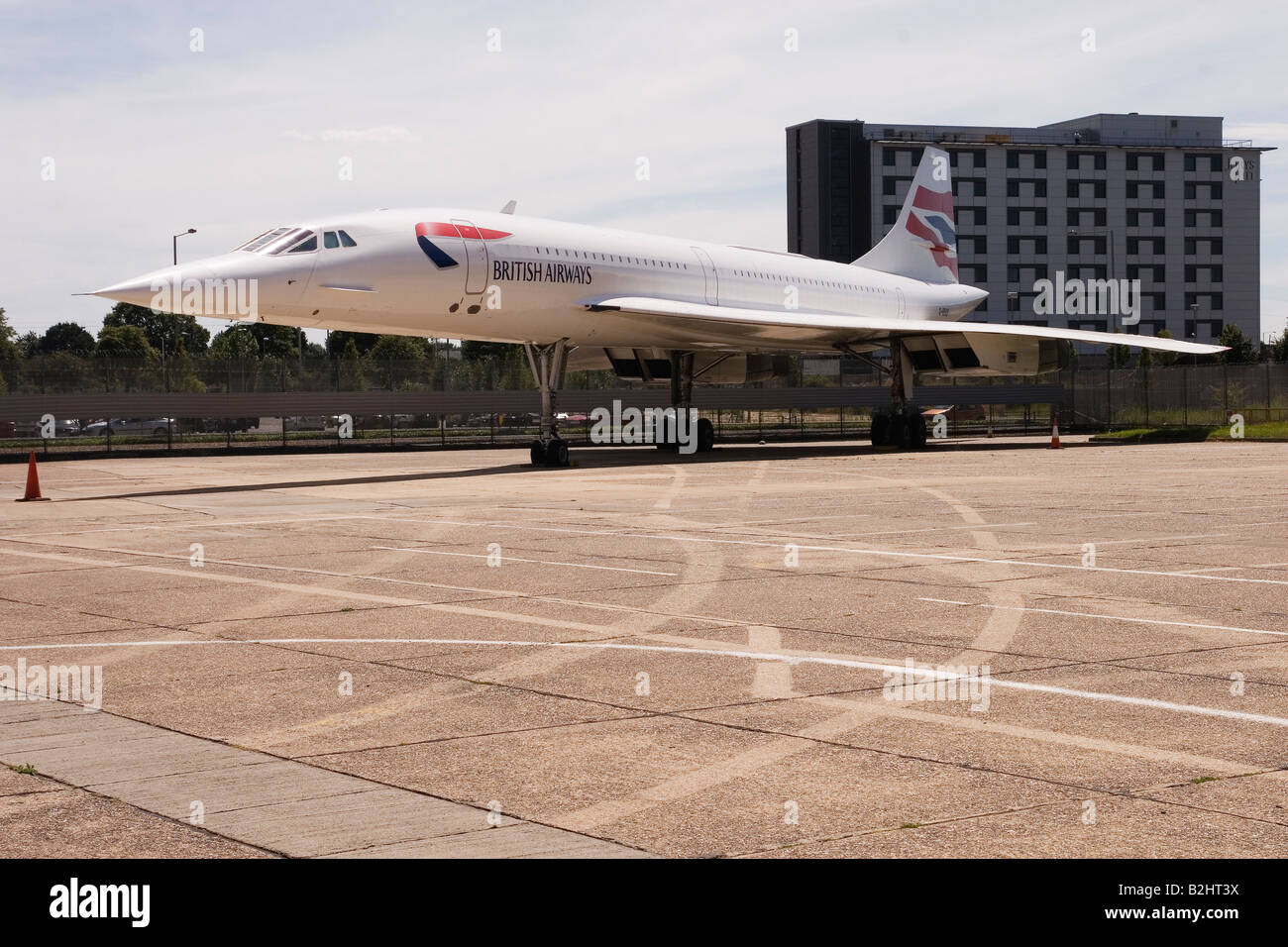 British Airways Concorde at Heathrow Airport Stock Photo - Alamy