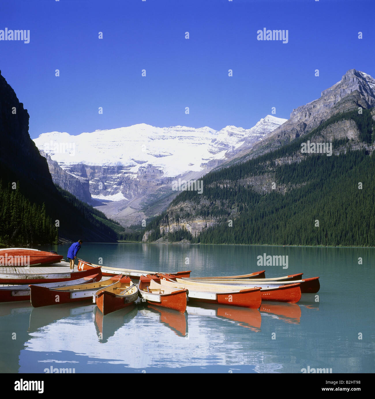 geography / travel, Canada, Banff National Park, lake Louise Stock ...
