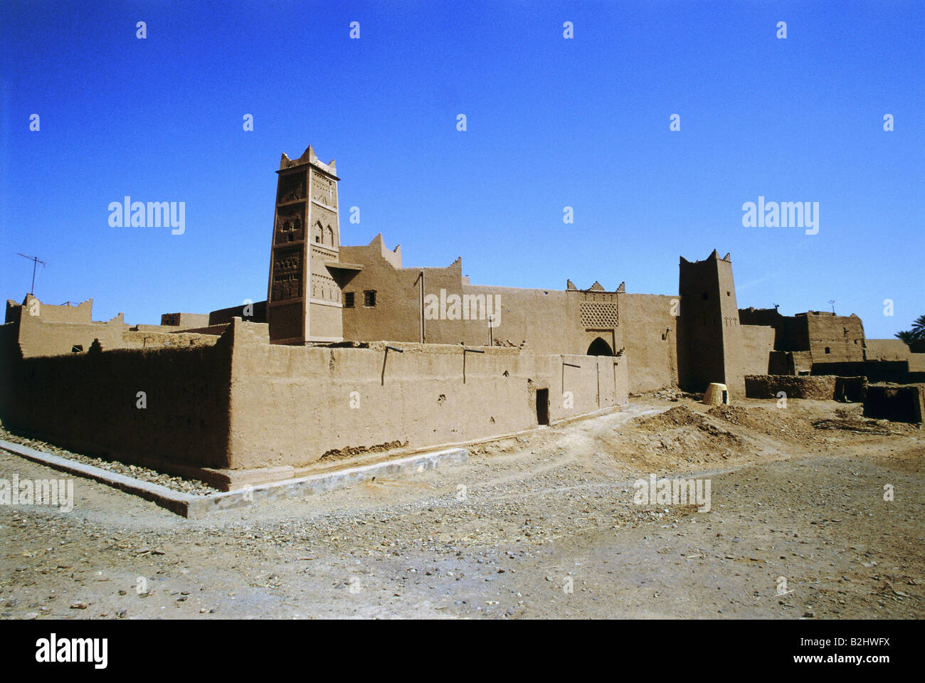 geography / travel, Morocco, Draa valley, Ksar Stock Photo - Alamy