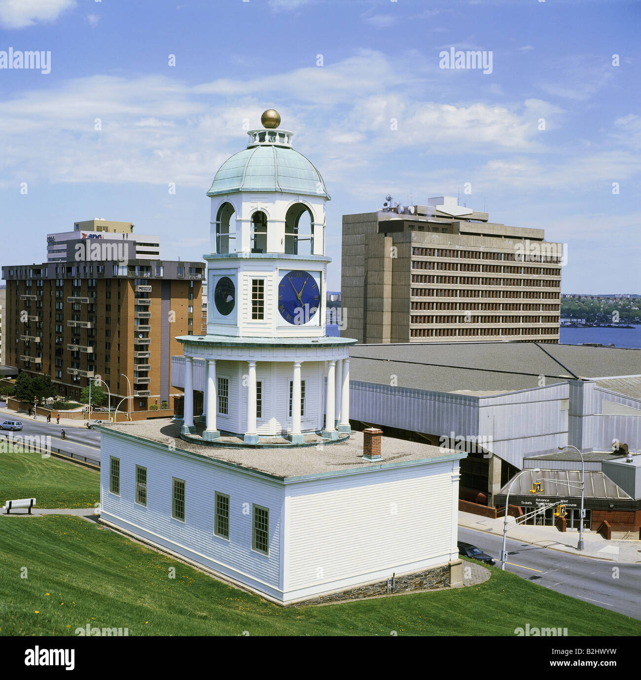 Halifax clock tower hi-res stock photography and images - Alamy