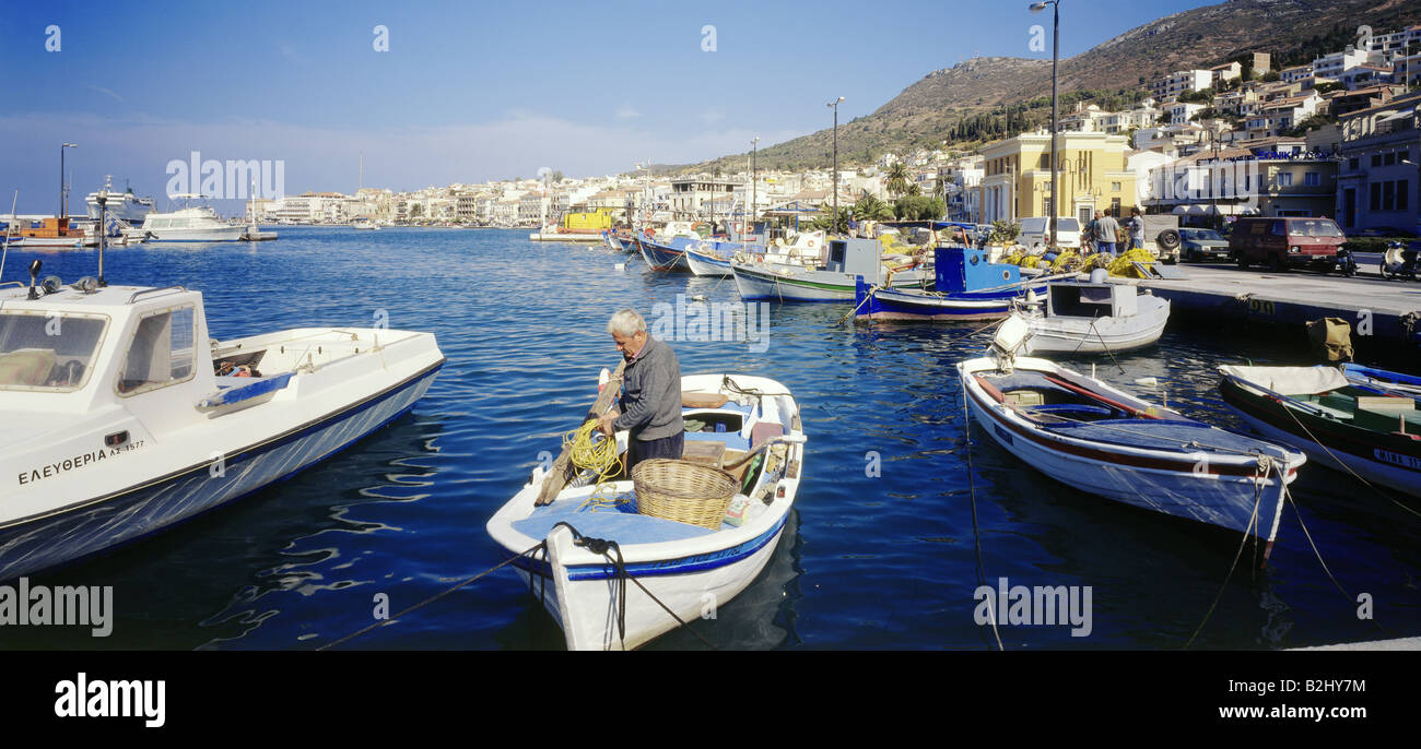 Samos town hi-res stock photography and images - Alamy