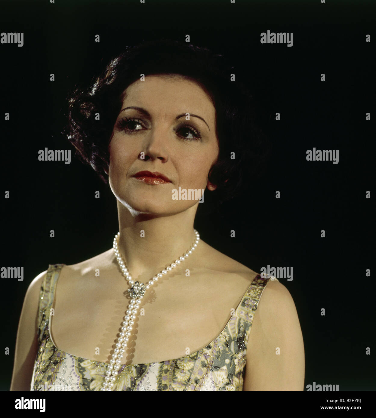 Lehmann, Charlotte, * 1938, German singer (soprano), portrait, 1970s ...