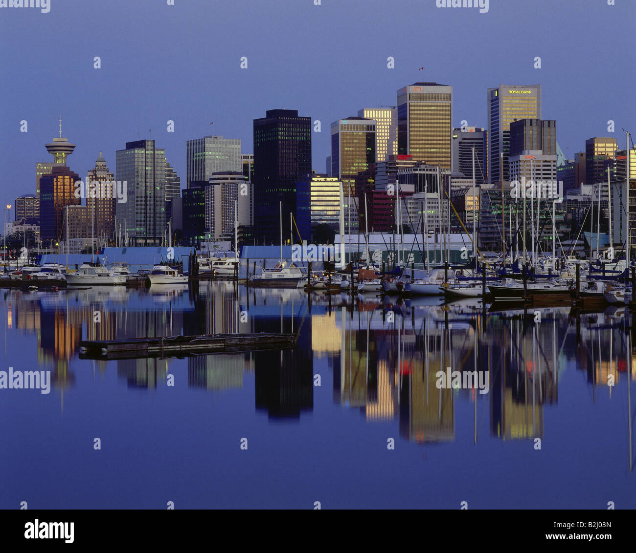 geography / travel, Canada, Vancouver, port, Coal Harbour Stock Photo ...