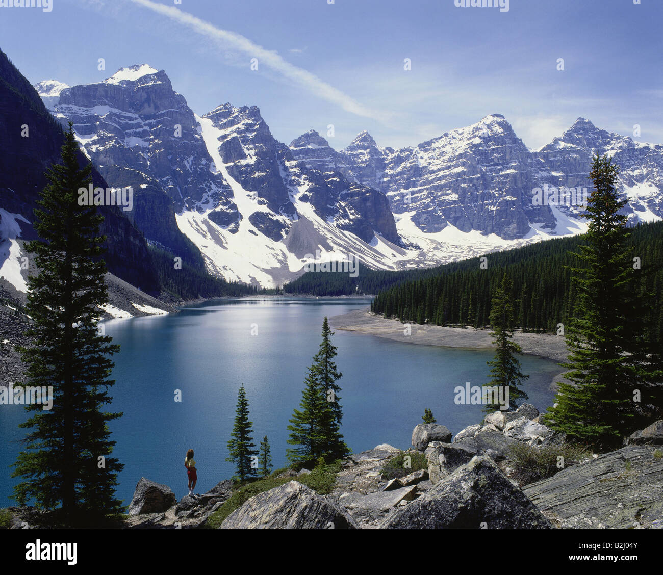 geography / travel, Canada, Banff National Park, Lake Moraine, Valley ...
