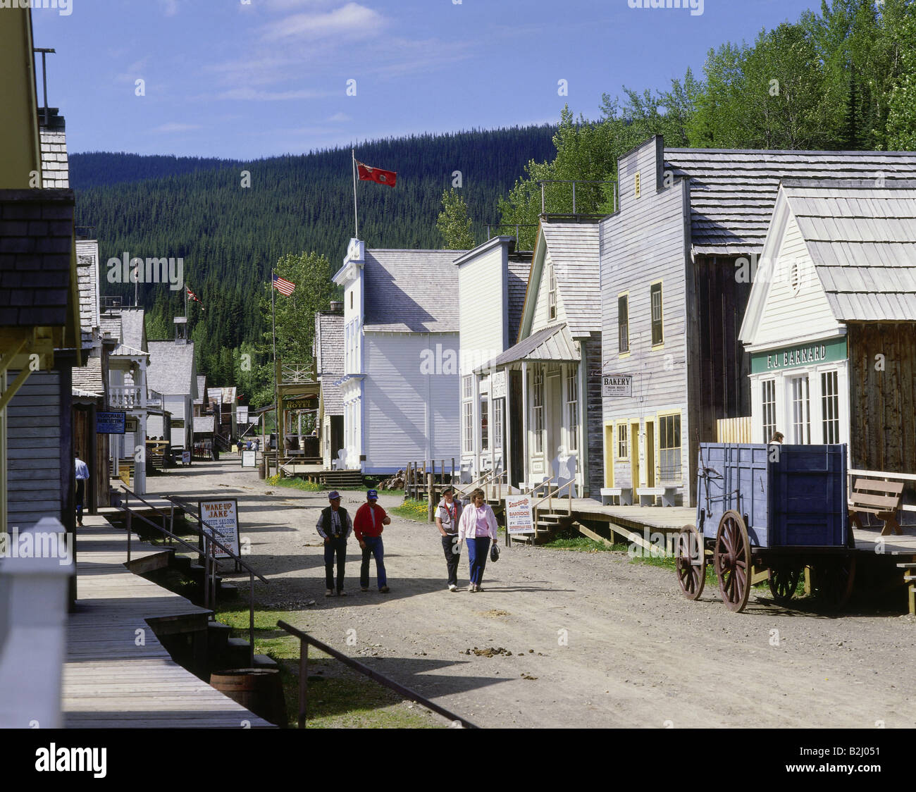 geography / travel, Canada, Barkerville Historic Park, gold -digger ...