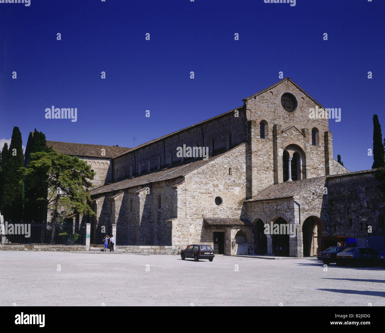 geography / travel, Italy, Aquileia, Remains of Roman buildings ...