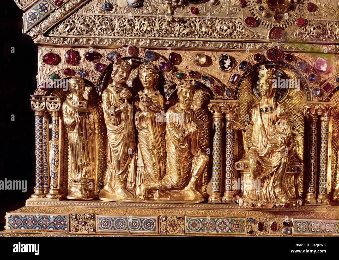 Magi, biblical figures, Shrine of the Three Kings, circa 1181 - 1220 ...