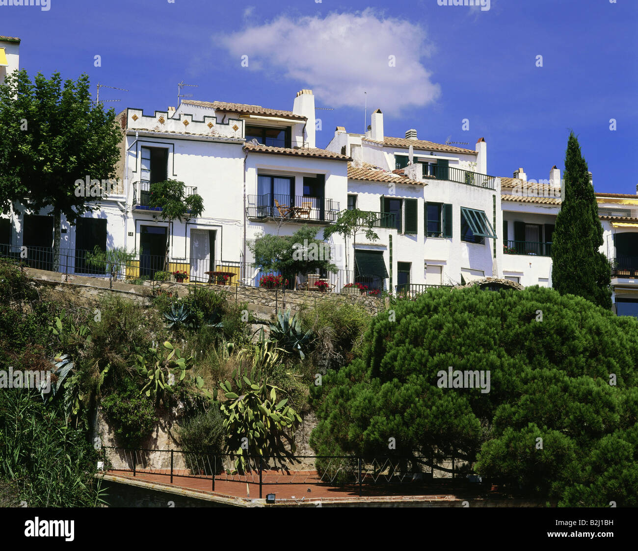 geography / travel, Spain, Calella de Palafrugell, buildings ...