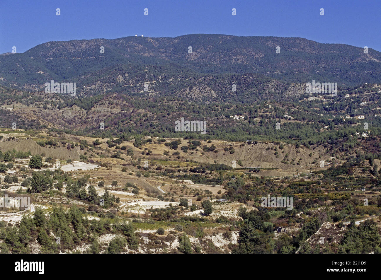 geography / travel, Cyprus, landscapes, Troodos mountains, landscape ...