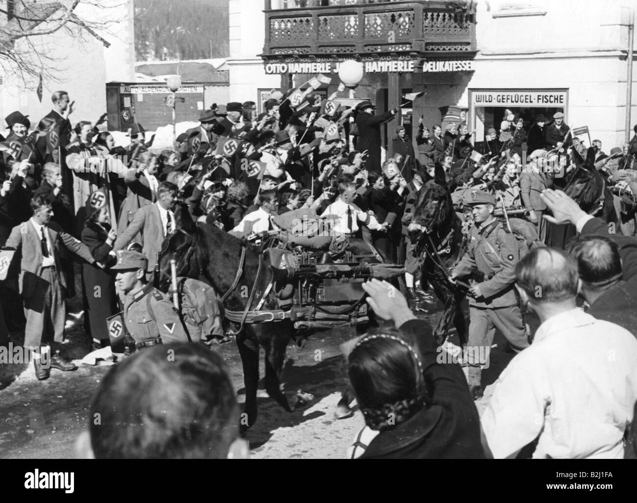 Nazism / National Socialism, politics, annexation of Austria 1938, the ...