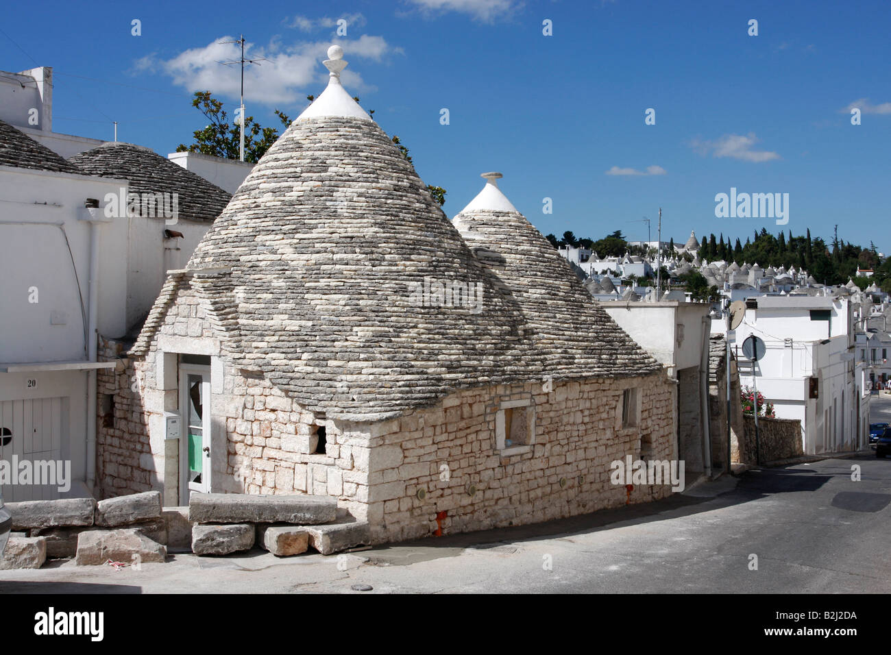 Trulli house in the unique zone of Trullis in Alberobello ,Bari, Puglia ...