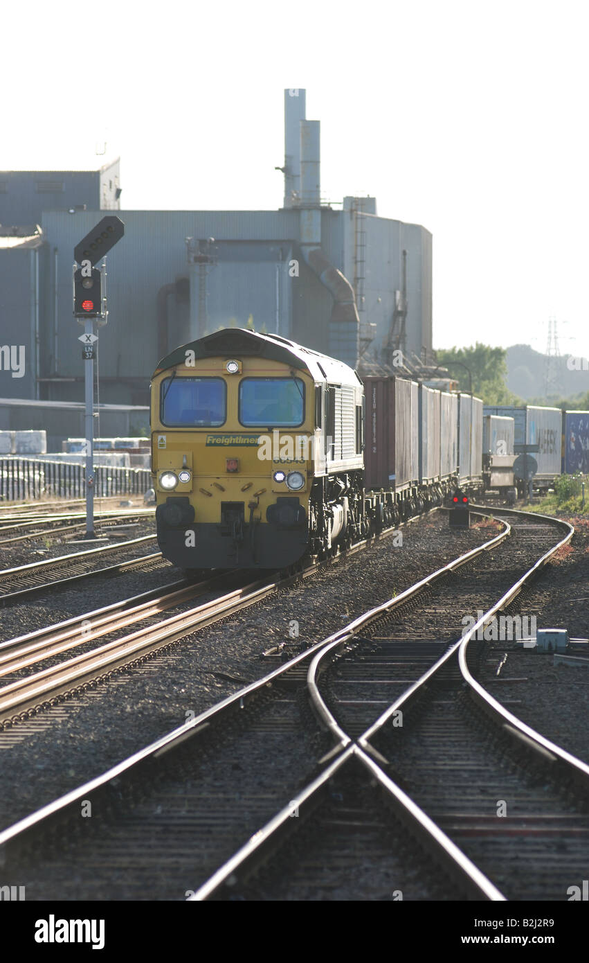 Container train freight rail ford hi-res stock photography and images ...
