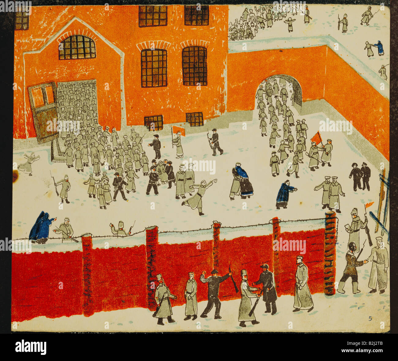 geography / travel, Russia, politics, revolution, illustration, "Red ...