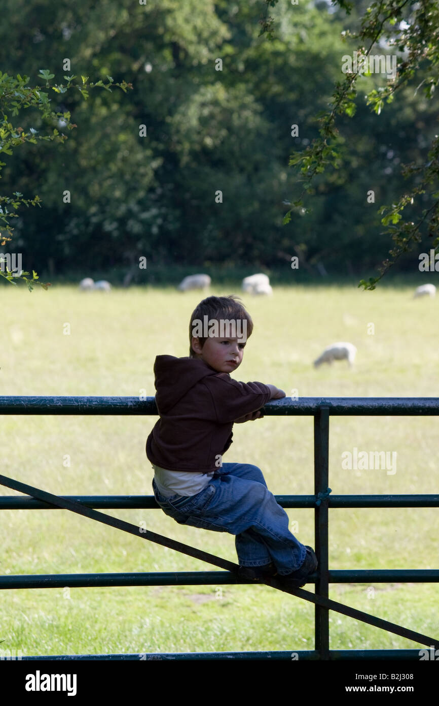 Climbing over a gate hi-res stock photography and images - Alamy