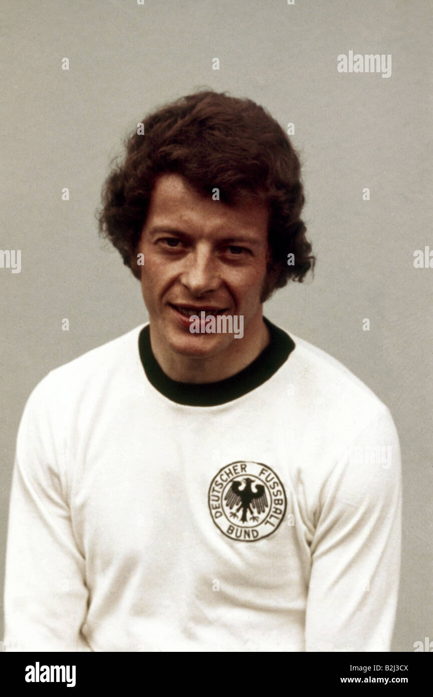 Wimmer, Herbert, * 9.11.1944, German athlete (football), half length ...