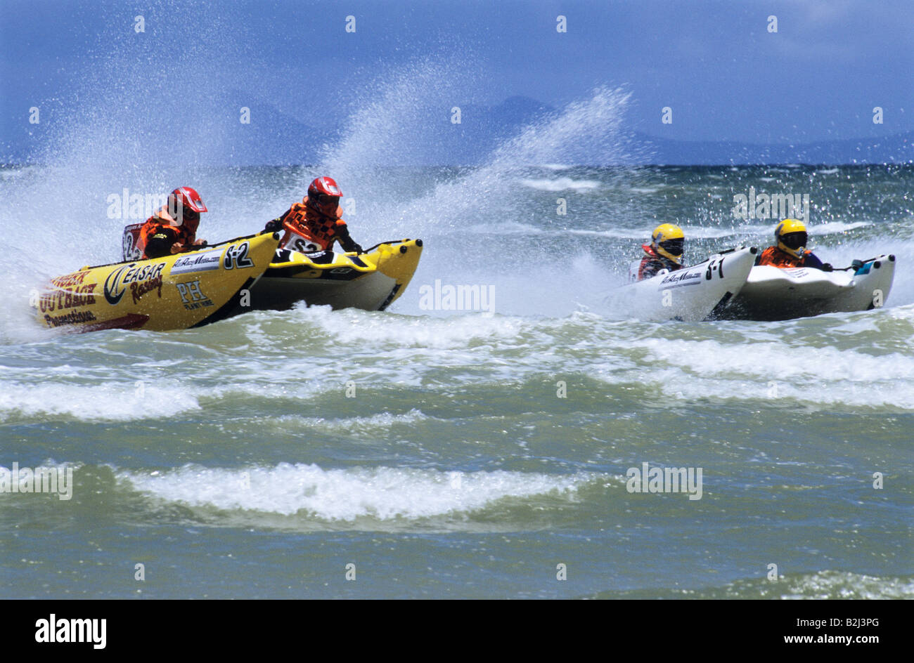 Competitors in annual Cape Agulhas inflatable boat race crashing ...